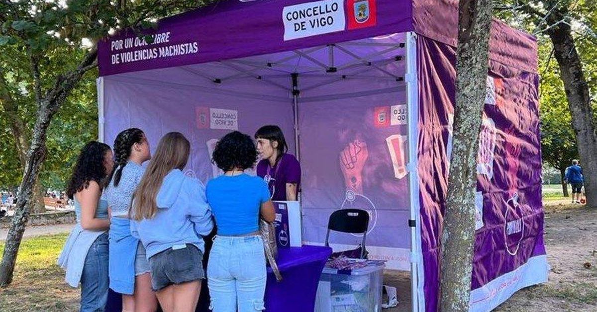 El punto violeta de Vigo atendió a 8.000 personas, el 25% hombres