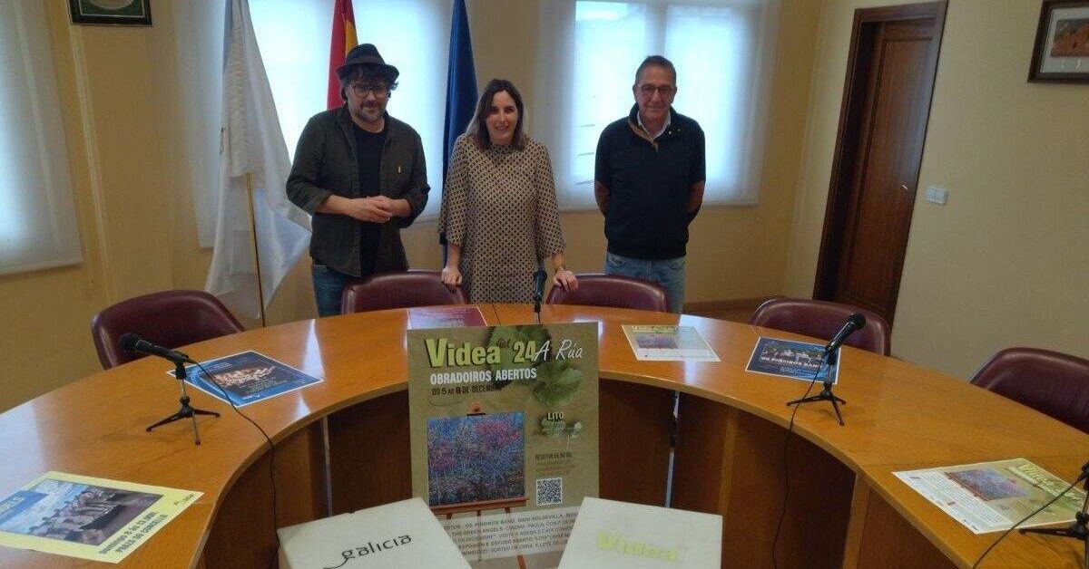 Vino y arte en A Rúa en el puente de la Constitución