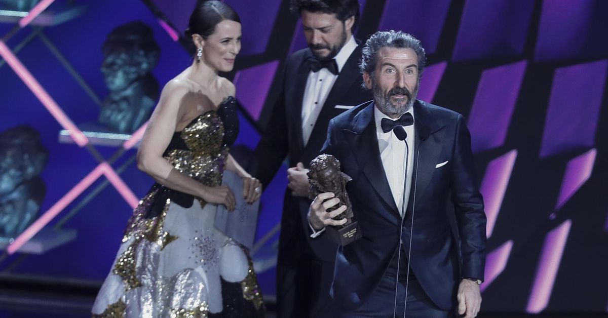 El actor gallego Luis Zahera, ganador del Goya a mejor actor de reparto