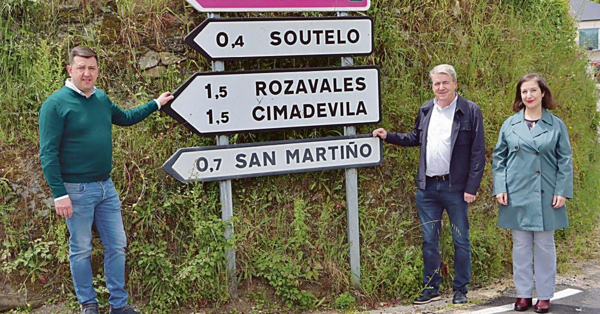 Manzaneda mejora el vial Soutelo-San Martiño