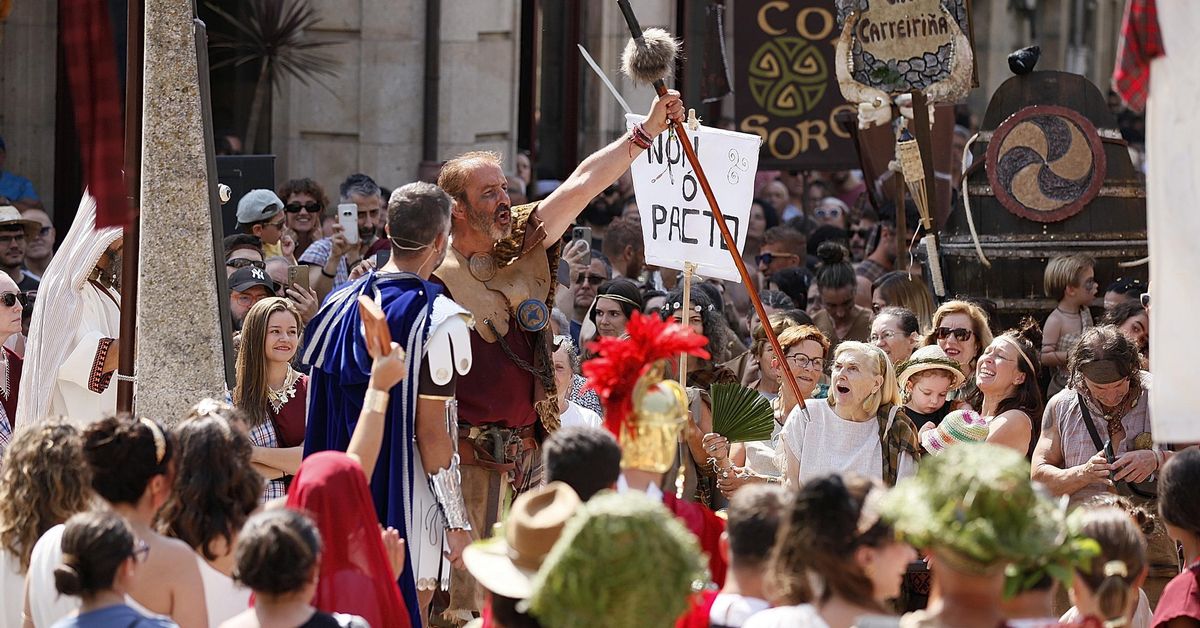 Galería | Castrexos y romanos vuelven a encontrarse en Celanova