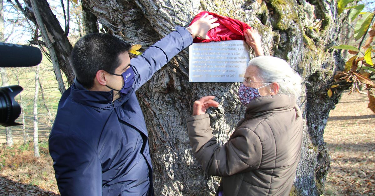 Benedicta Sánchez, Irene Villa e sanitarios do Hospital de Verín ...