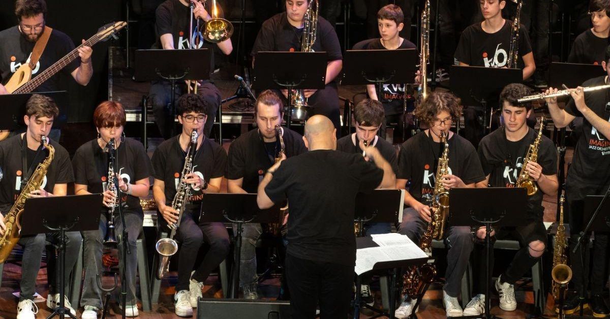 Imagine Jazz Orchestra celebra en Porta do Sol un año sintiendo la música