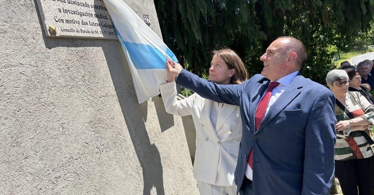 Lucía Ferreiro foi homenaxeada en Parada de Sil
