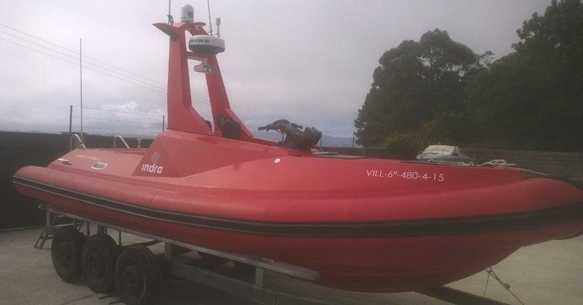 Seadrone, que hará el barco no tripulado con Indra, en marcha