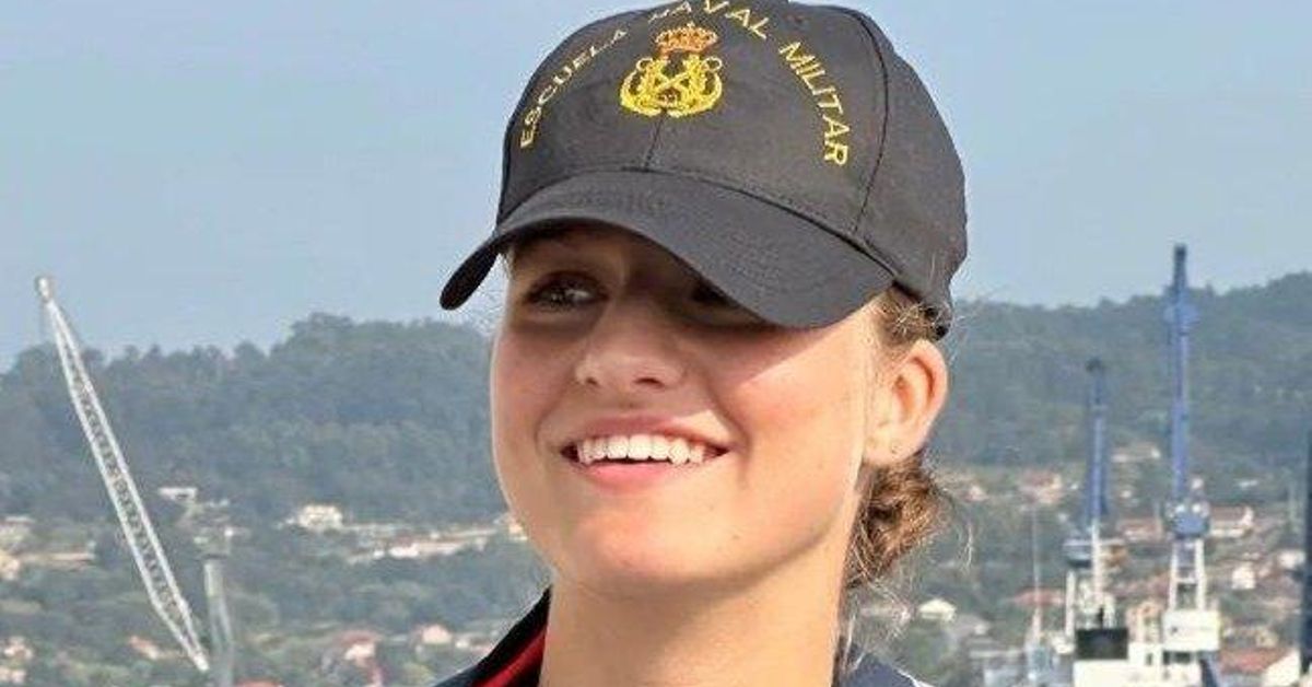 La formación de la princesa Leonor en Marín, viento en popa