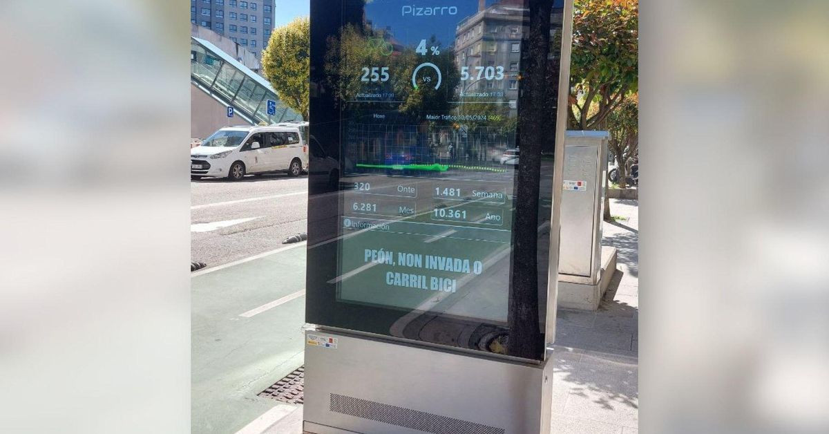 Vigo luce ya sus mupis digitales con pantallas informativas