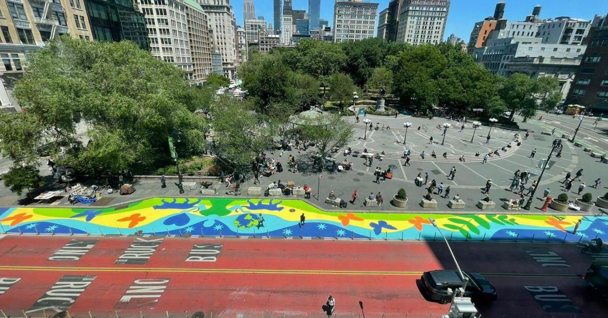 La viguesa Vanesa Álvarez exhibe su mural gigante en Nueva York