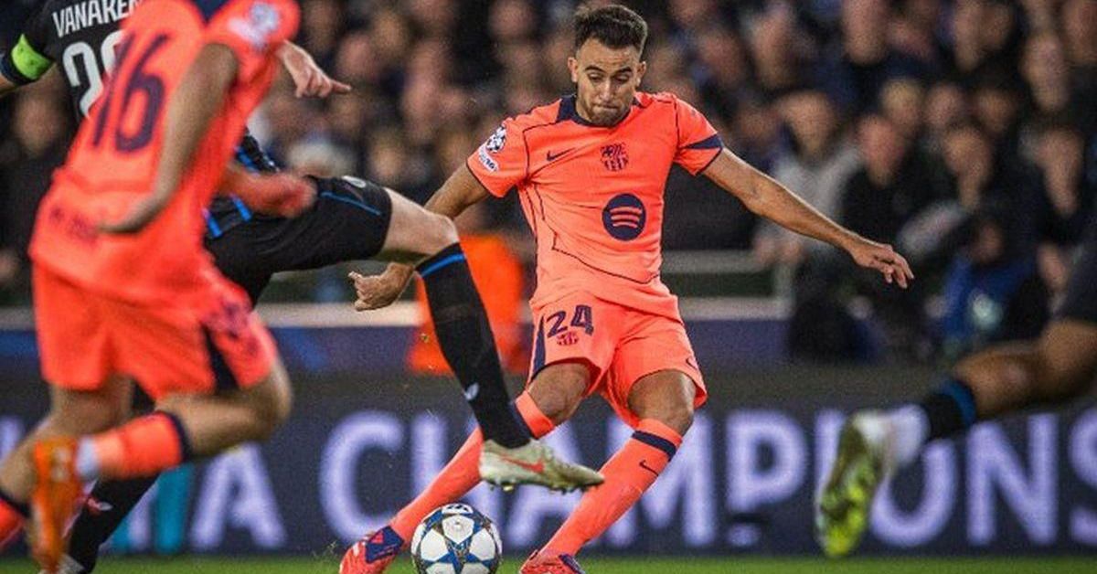 Eric García, con fractura nasal, es duda para medirse al Celta