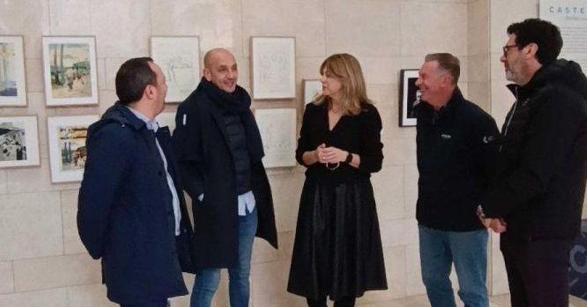 La exposición sobre ‘Castelao Grafista’ visita O Porriño