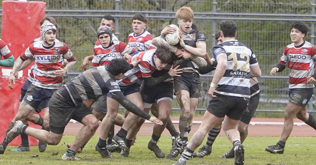Galería | Final de la Liga Galega de Rugby M18 en Vigo