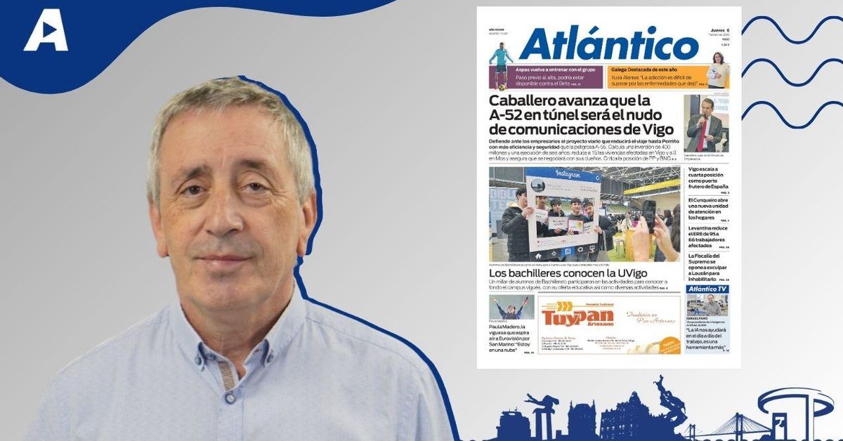 La portada de Atlántico del 6 de febrero