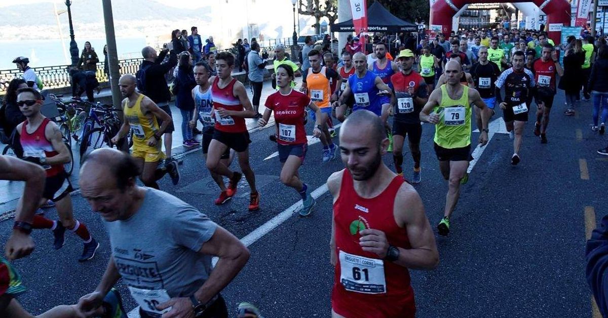 Daniel Bargiela y Belén Bascoy ganan la carrera Érguete e Corre