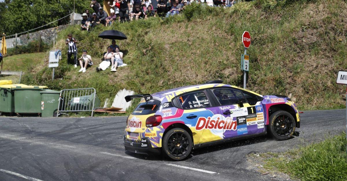 Daniel Berdomás se impuso en el Rally de Noia