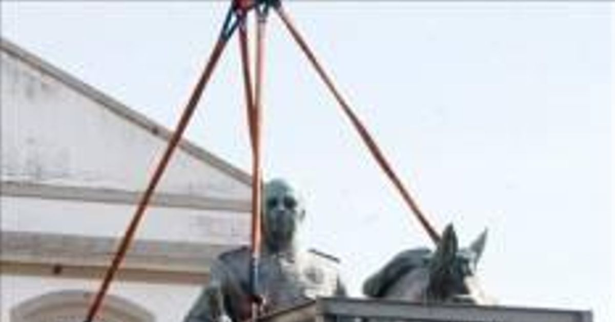 El traslado de la estatua de Franco en Ferrol podría realizarse esta semana