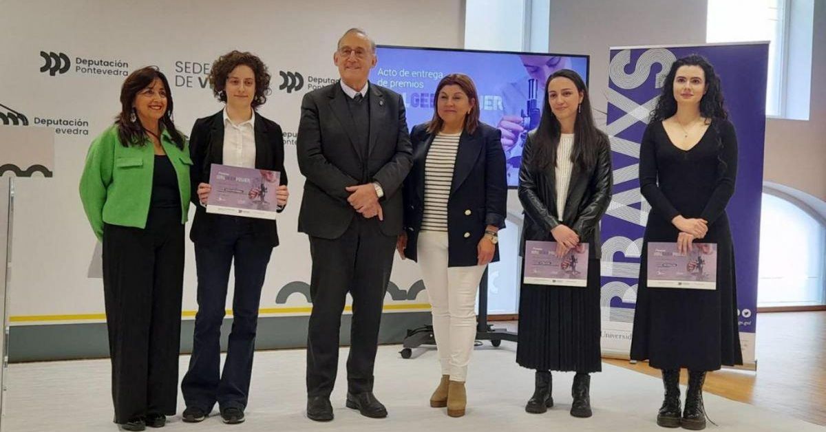 UVigo y Diputación reconocieron la excelencia de cuatro alumnas STEM