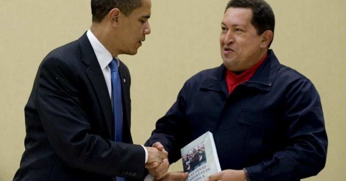Chávez saluda a Obama y le dice que quiere ser su amigo
