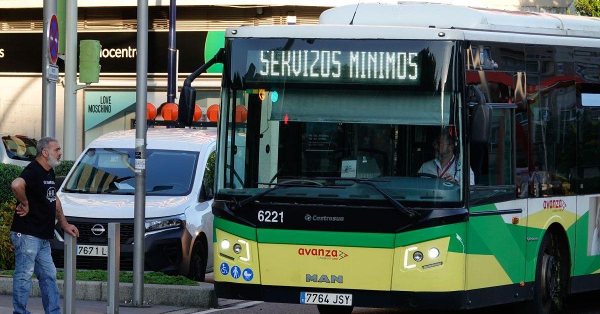 El bus urbano en Vigo vive otra jornada de paro