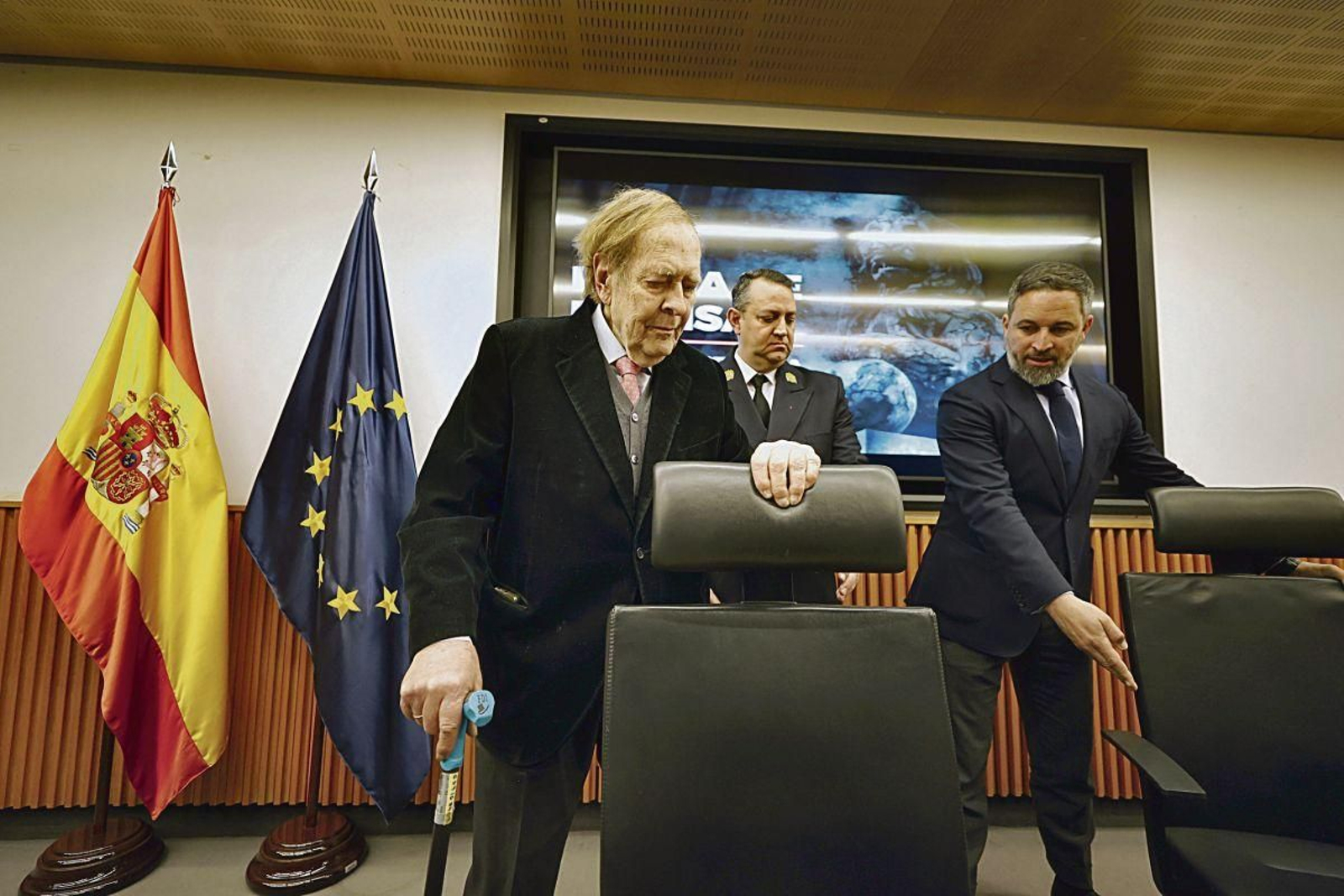 Abascal y Tamames exhiben unidad a cinco días del debate