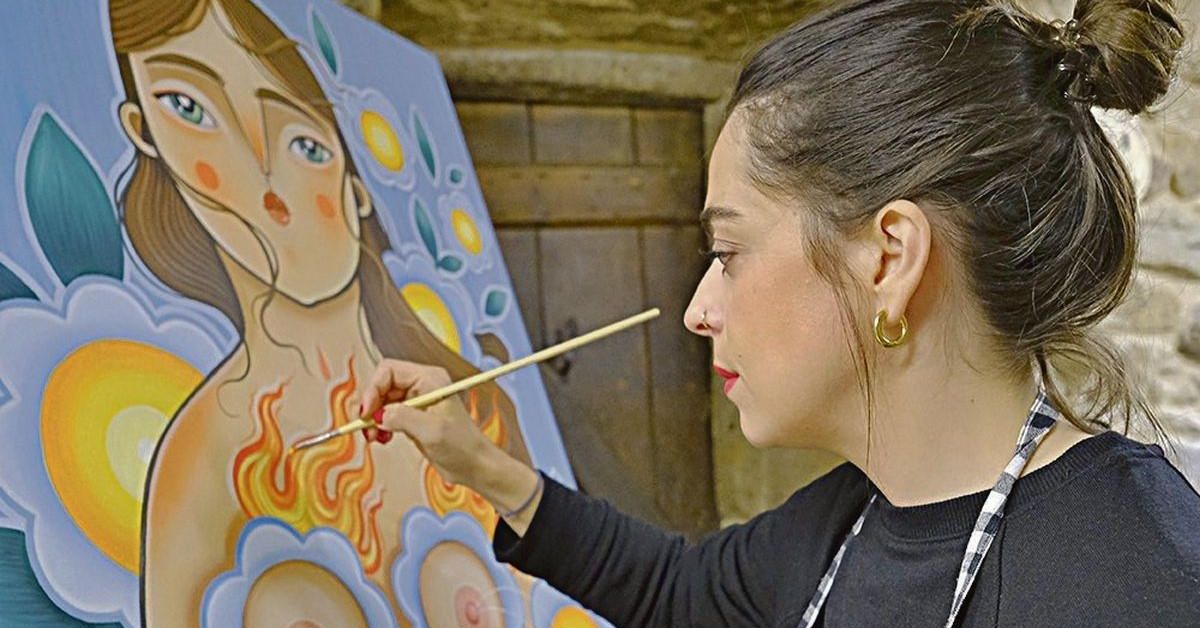 Lúa, o amor a primeira vista de Abi Castillo convertido en arte