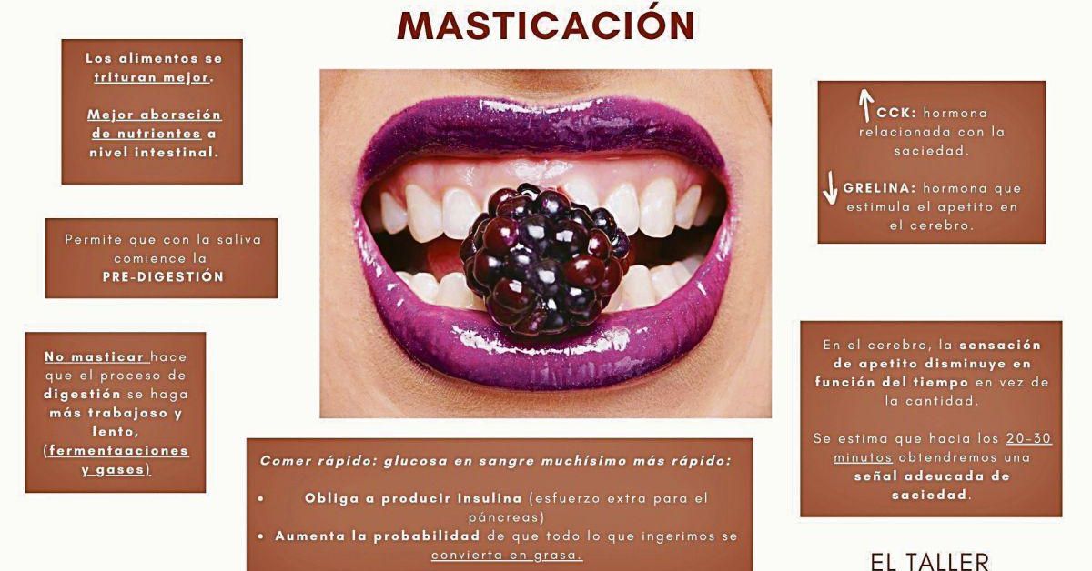 Ventajas y beneficios de comer y masticar de forma correcta