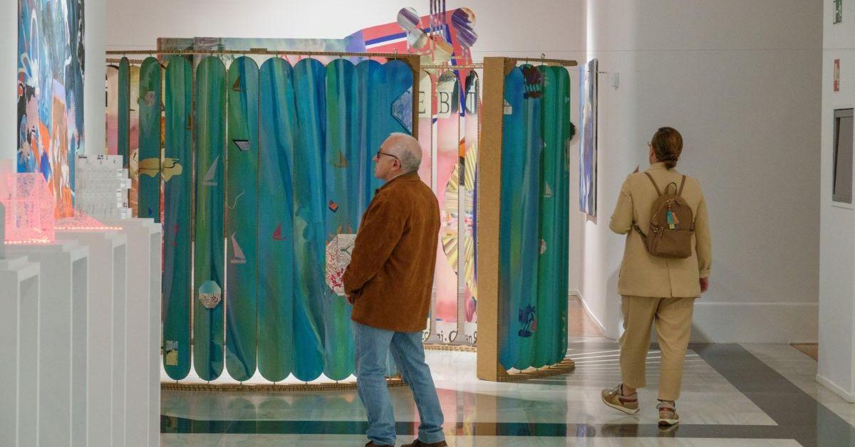 El relieve, razón de ser de la obra de Pilar Alonso en Casa das Artes