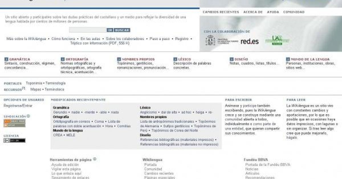 La Wikilengua, entre las seis wikis en español más representativas
