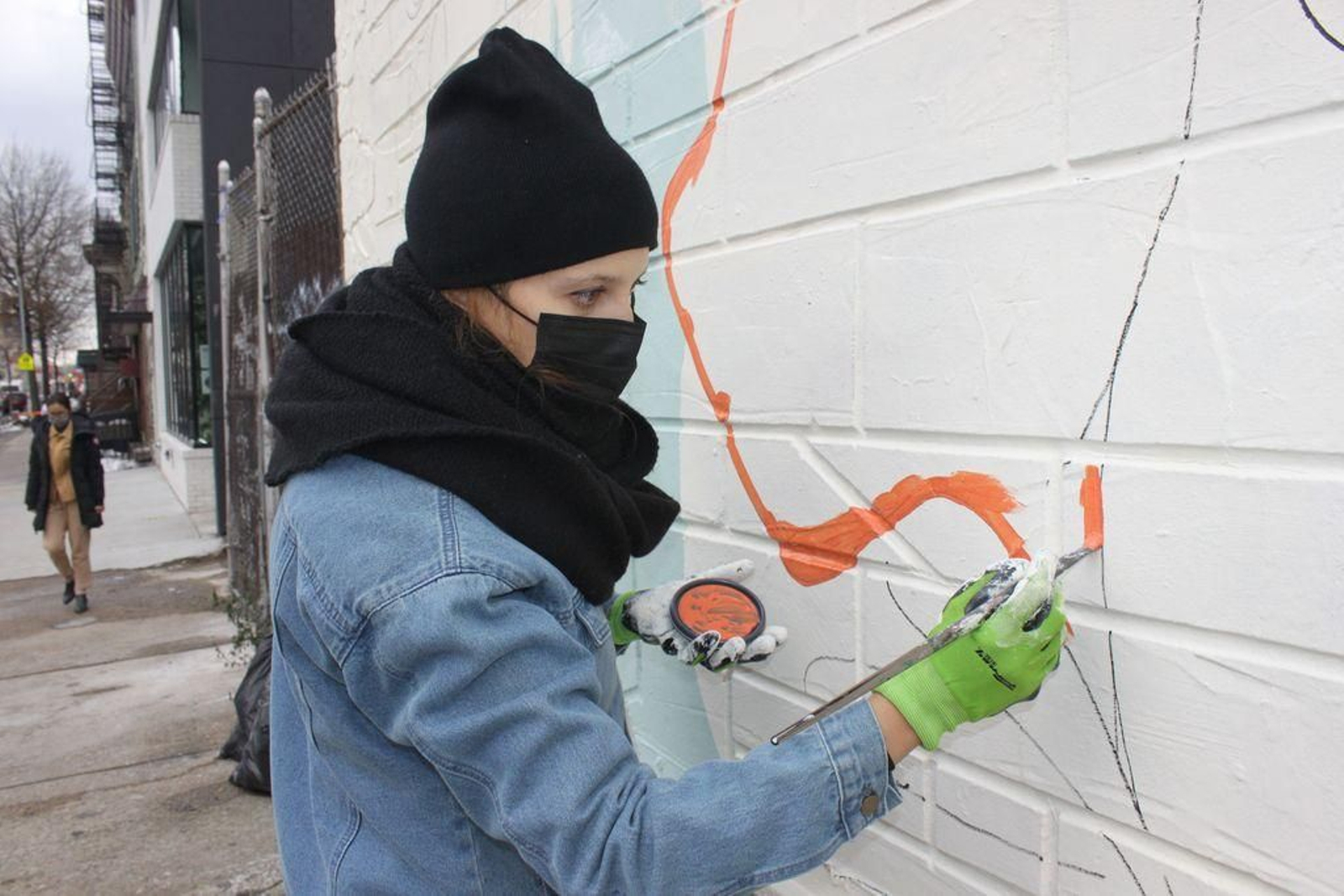 Vanesa Álvarez deja la huella viguesa en el Street Art de EEUU