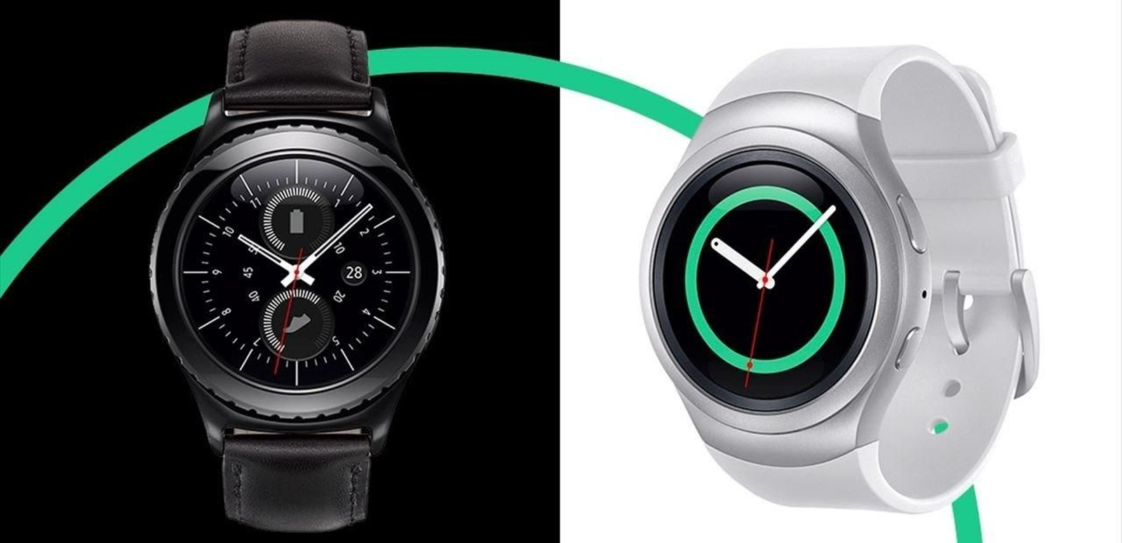 Gear S2 el reloj de Samsung redondo por fuera