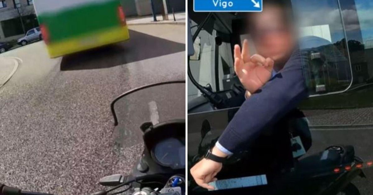Bronca entre un "motero justiciero" y un conductor de Vitrasa al ...