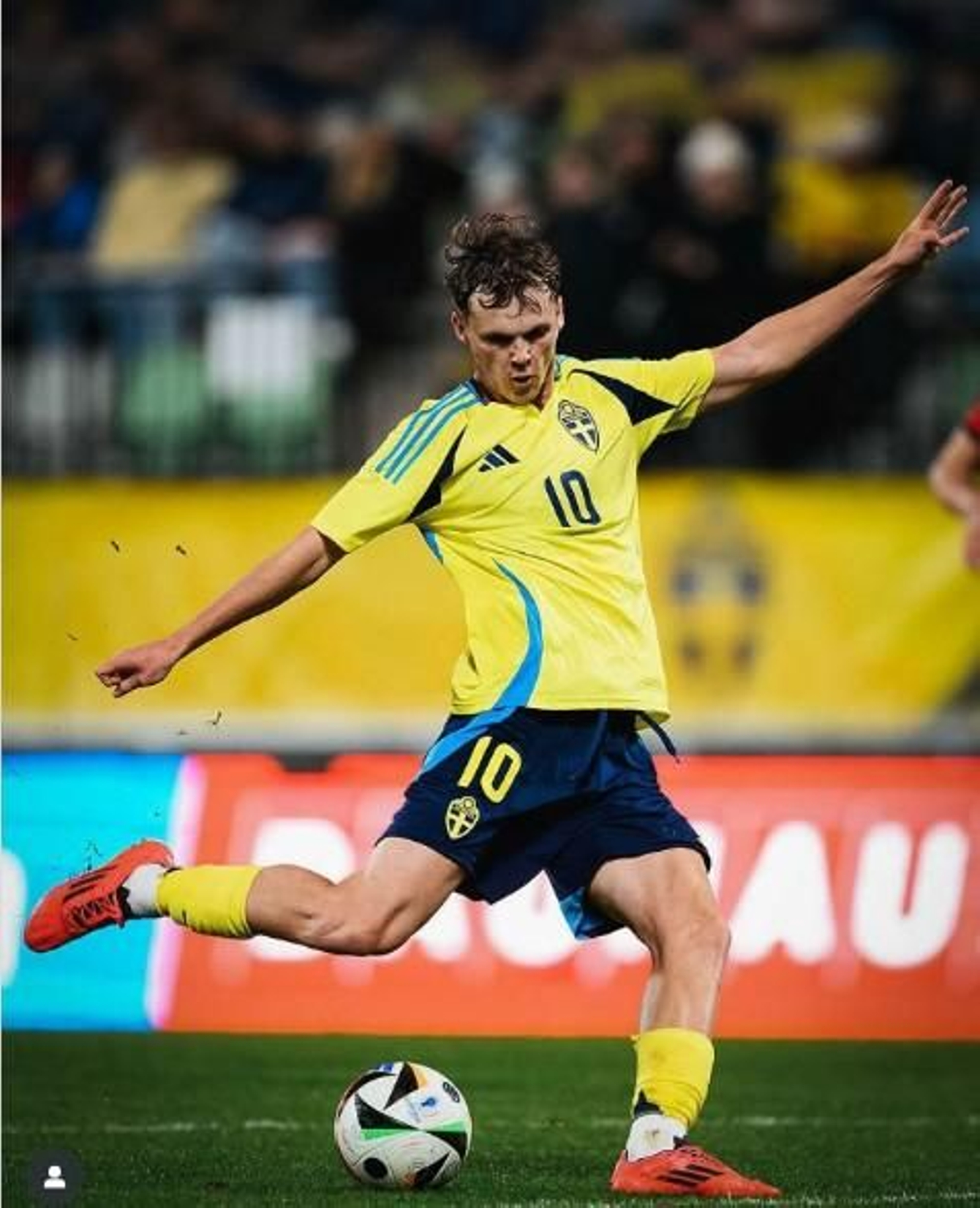 Williot Swedberg se lesiona con la selección sueca sub-21