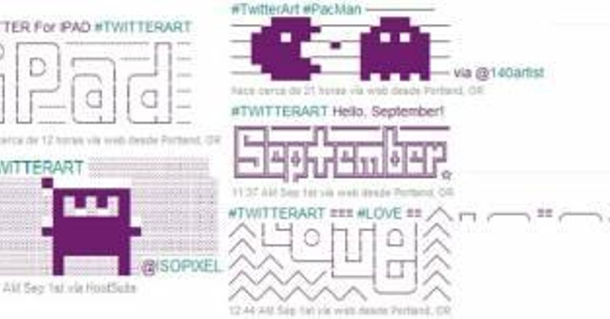 Arte ASCII en 140 caracteres
