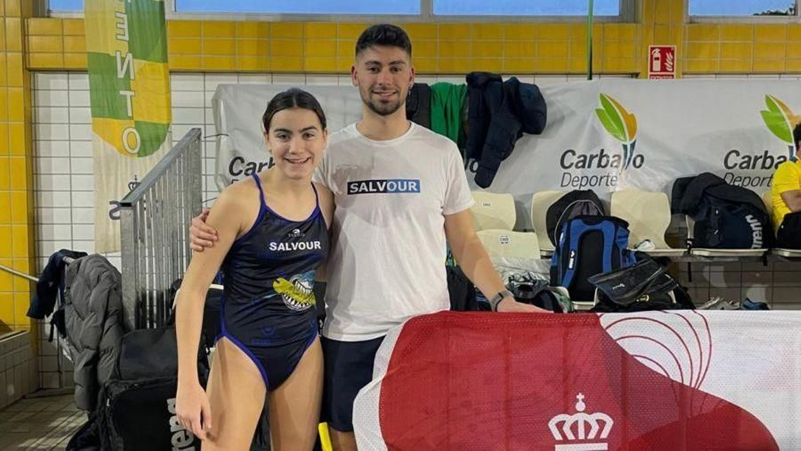 Paz González participó en el Campeonato de España Cadete de salvamento
