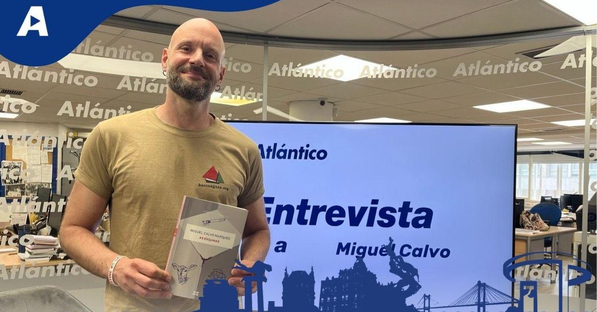 Miguel Calvo: “Escribir foi terapéutico, no libro parto de feridas ...