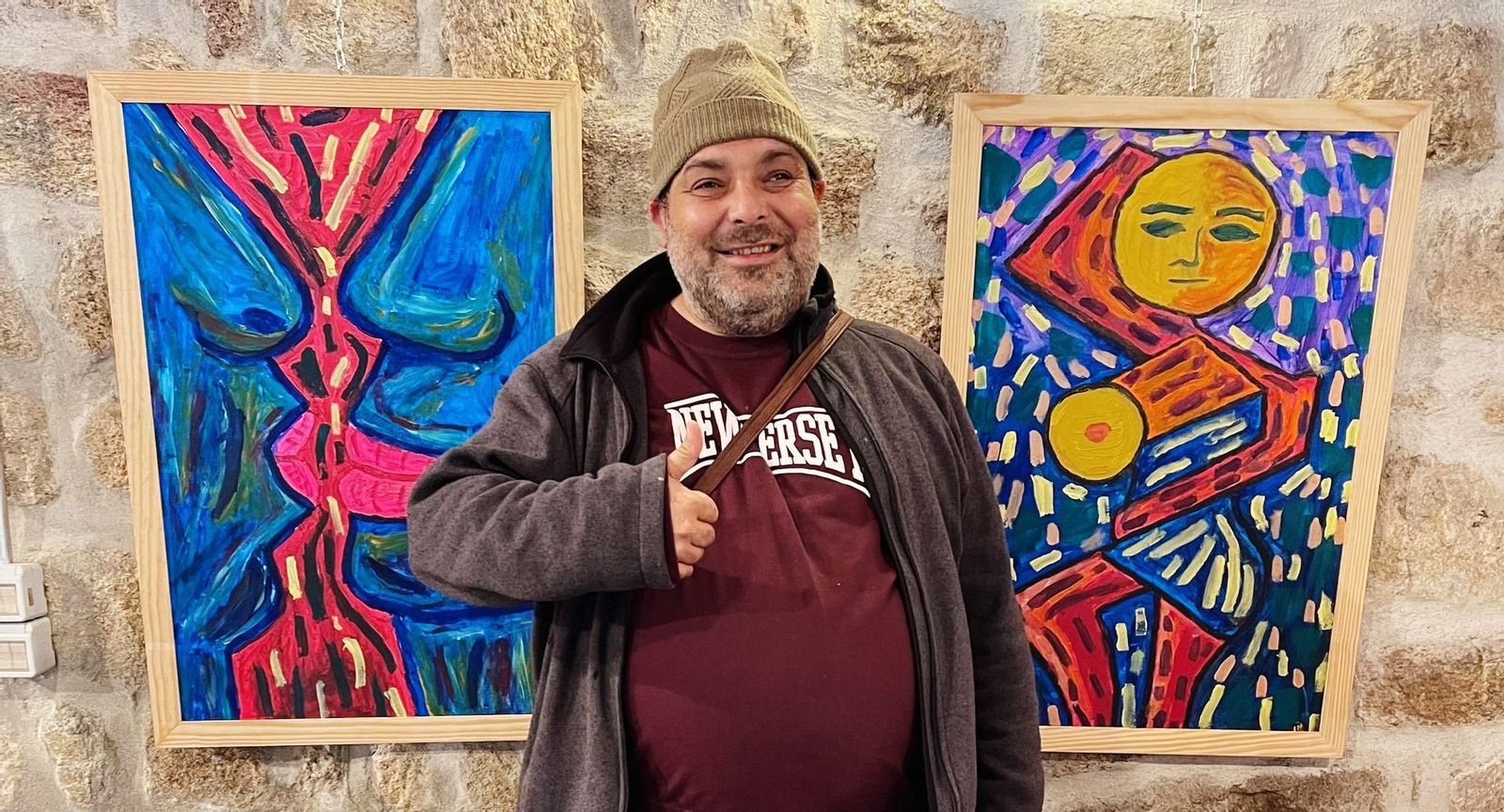 El artista Tino Gato expone su obra "a todo color" en el Castillo de ...