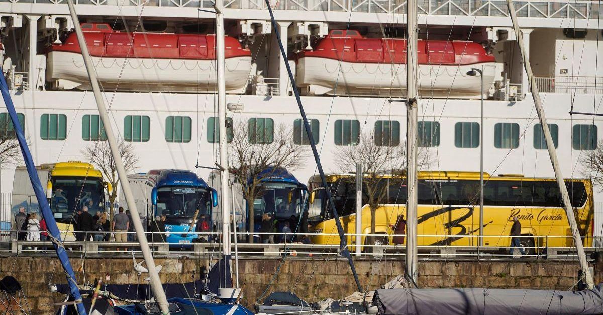 Llegan a Vigo los primeros cruceristas estadounidenses de la era Trump