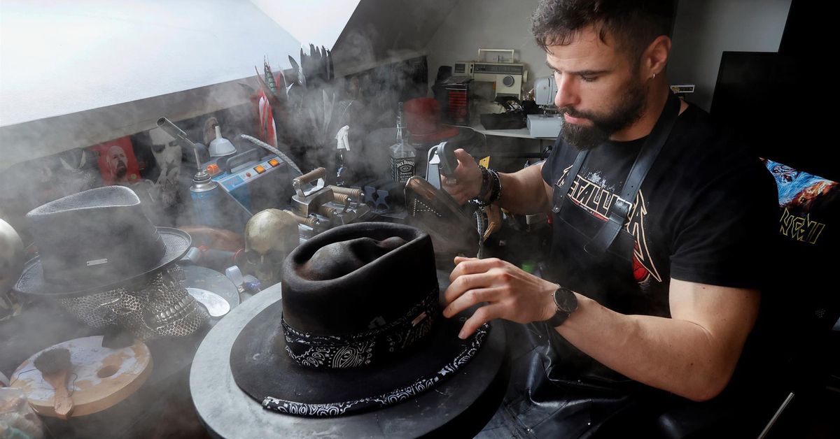 Marcos Souto, de futbolista gallego a sombrerero de los “rockeros”