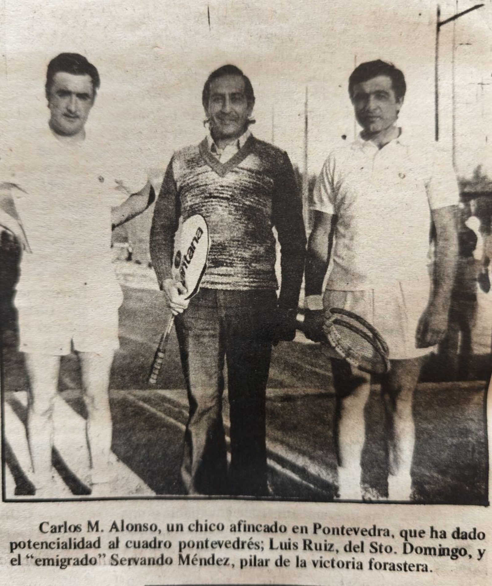 Historia en 4 tiempos | Un día como hoy: "El club tenis Pontevedra ganó ...