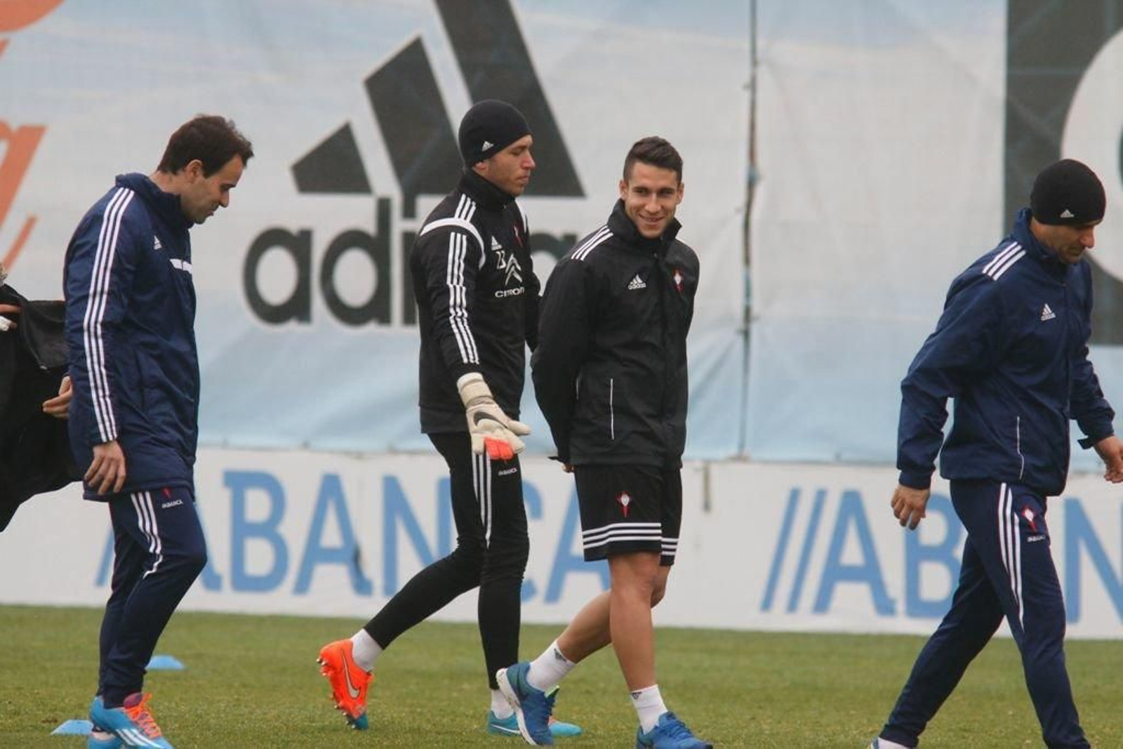 Hugo Mallo trabajó aparte y no reaparecerá todavía en el derbi